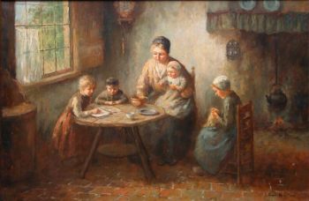 Cornelius Wouter Bouter (Hague School, 19th Century), 01.31.03, Sold: $3220