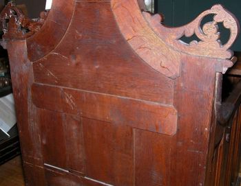 An English Oak Witness Box, C. 1880, 01.22.04