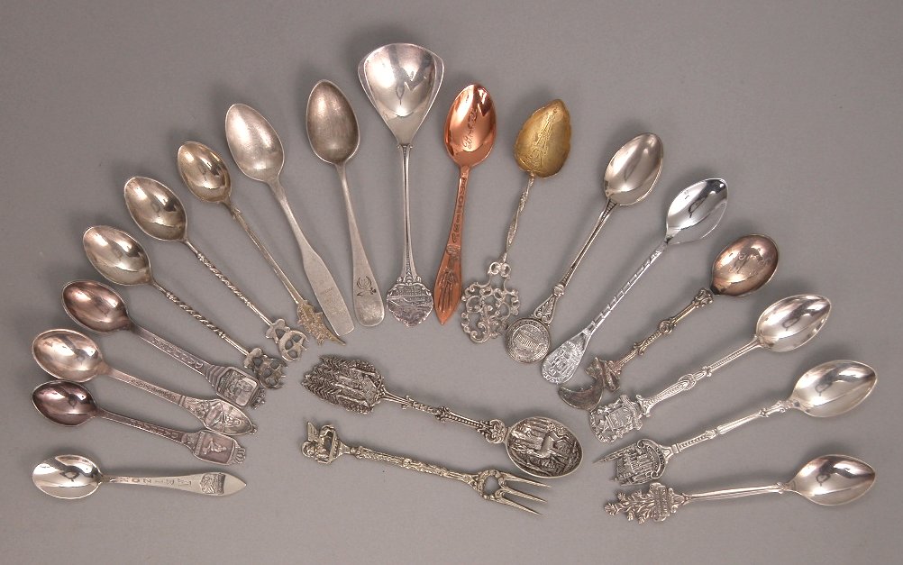 Collection of Decorative Travel Spoons, 11.18.04, Sold: $92