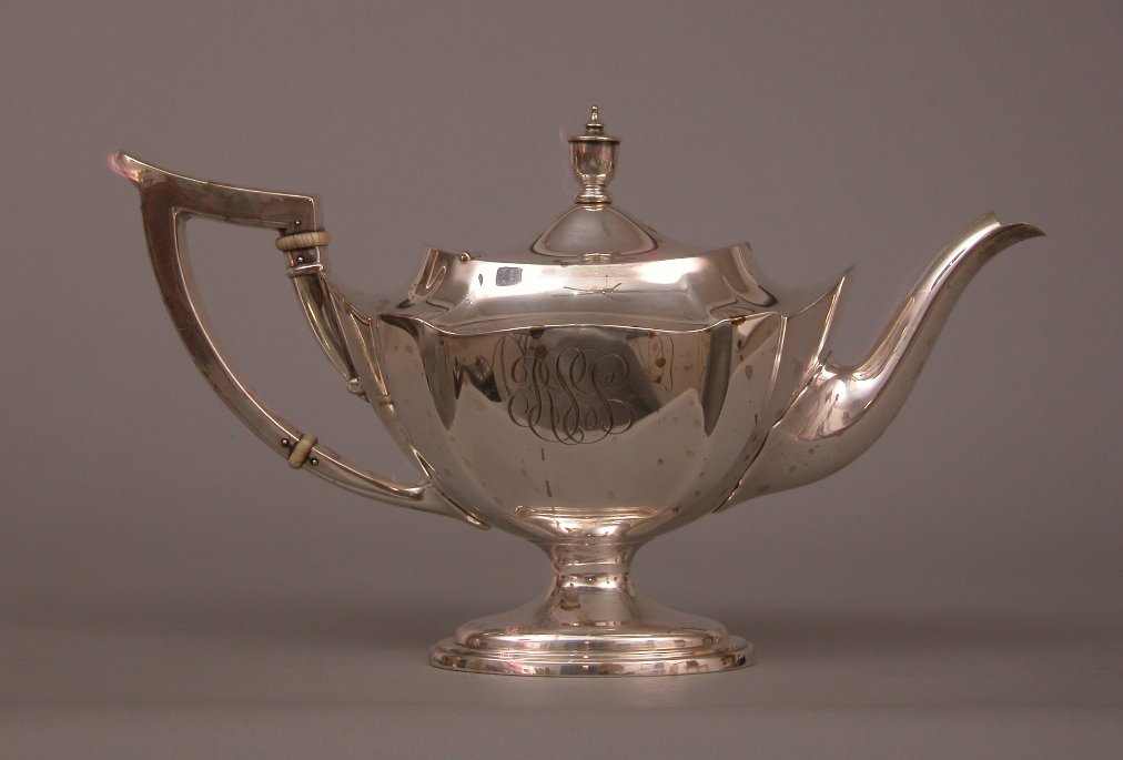 Gorham Silver Tea-pot, American, circa 1868, 11.18.04, Sold: $339.25