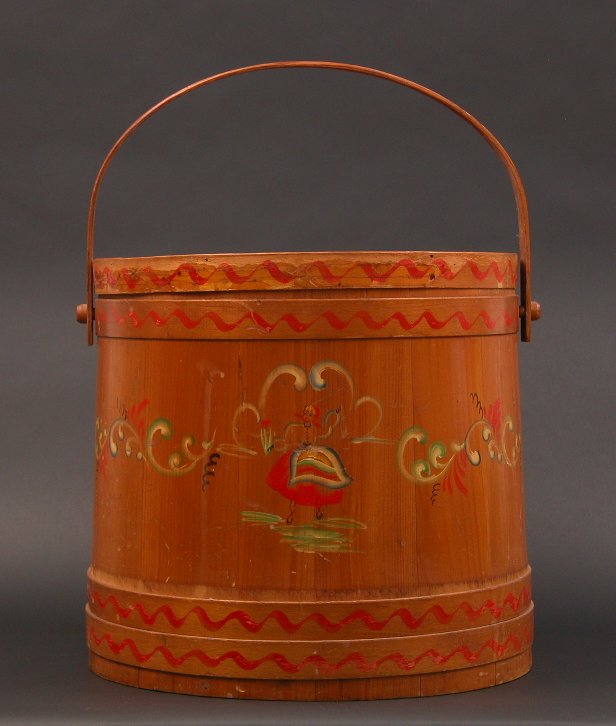 Arts & Crafts Wooden Bucket, 09.17.04, Sold: $11.5