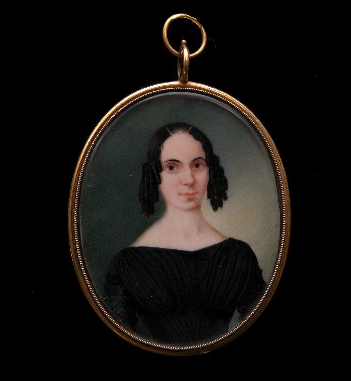 American Mourning Portrait, ca. 18th/19th Century, 09.16.04, Sold: $293.25