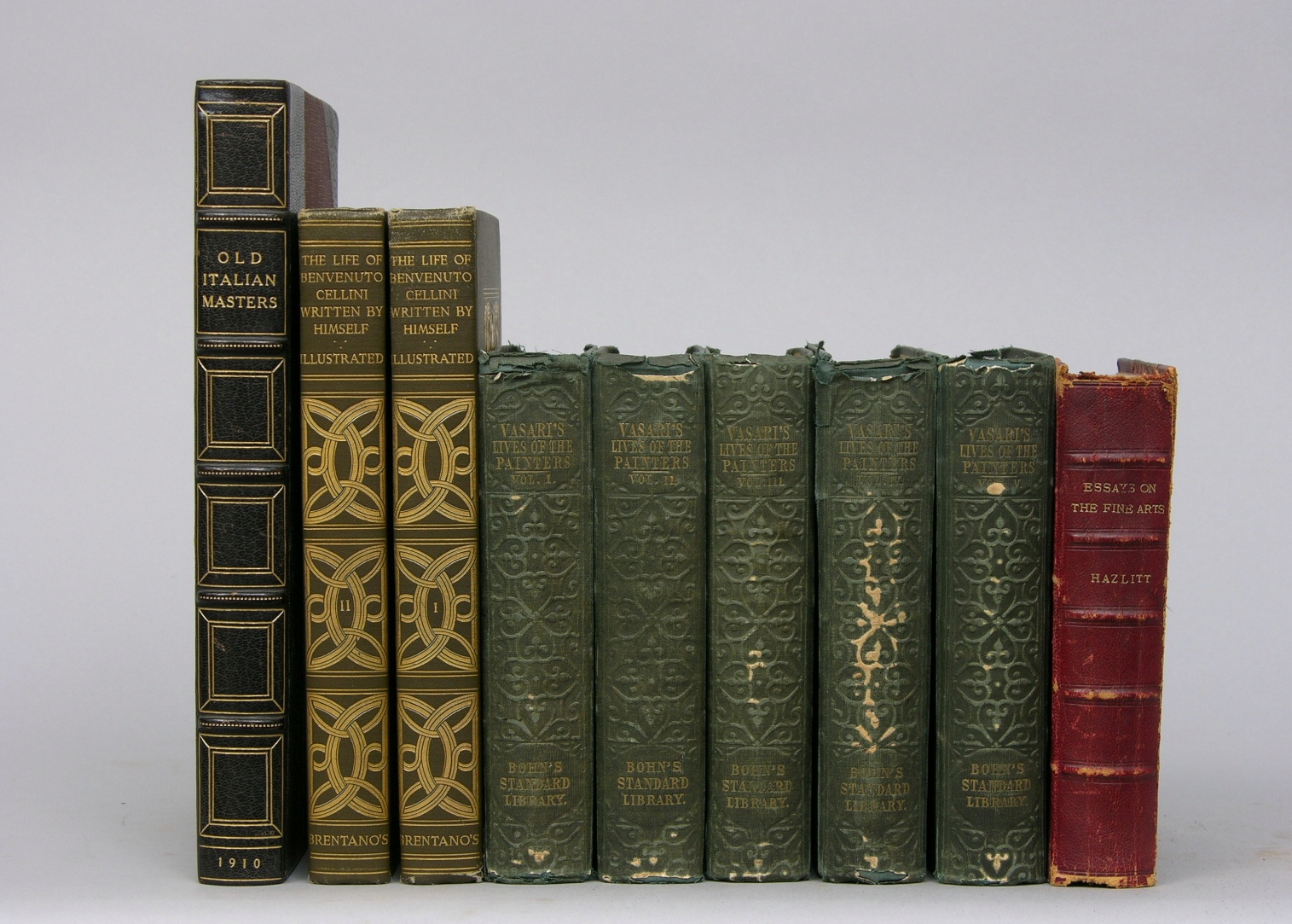 A Group of Art Books Including Old Italian Masters, Vasari..., 03.04.06 ...