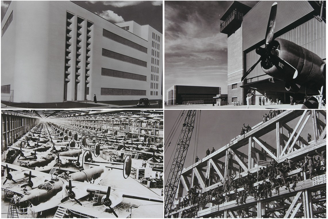 Four Framed Vintage Images of The Austin Company, Cleveland, Ohio, 05. ...