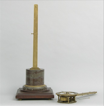 A French Mystery Pinwheel Upside Down Skeleton Swinging Clock by ...