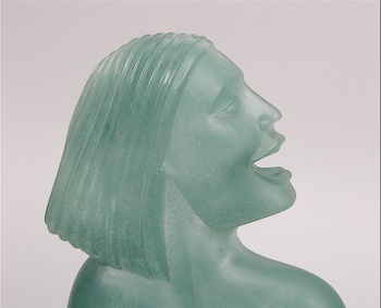 A Daum Glass Sculpture by Daniel Owen Dailey (American b. 1947), 09.14.06