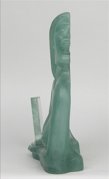 A Daum Glass Sculpture by Daniel Owen Dailey (American b. 1947), 09.14.06