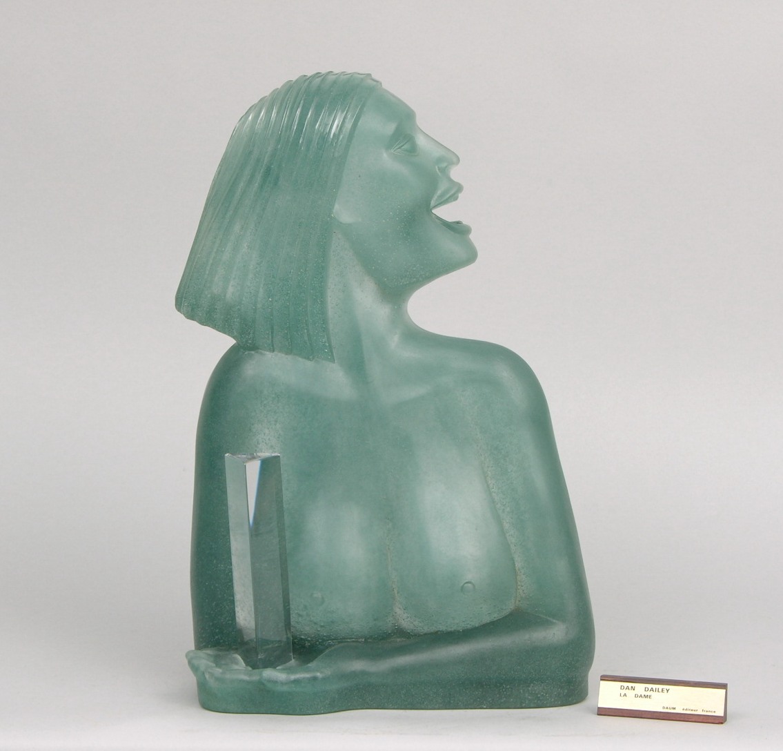 A Daum Glass Sculpture by Daniel Owen Dailey (American b. 1947), 09.14.06