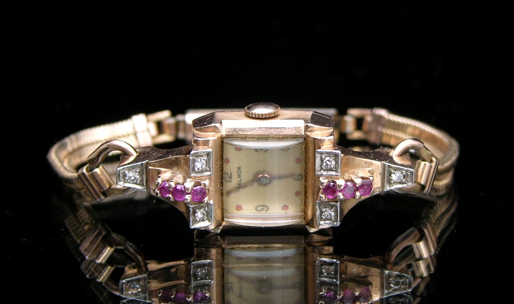 A Ladies' Galmor Gold Wristwatch , 09.15.06, Sold: $51.75