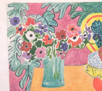 A Watercolor After A Painting By Henri Matisse, 05.17.07, Sold: $63.25