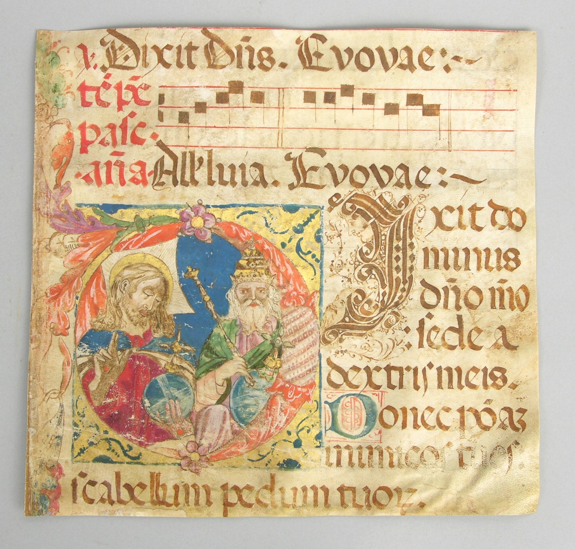 Medieval Illuminated Antiphonal on Vellum, Italy, ca. 16th Century, 05. ...