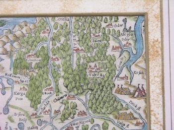 Map of Moscovia by Sebastian Munster (1489-1552), from "Cosmographia ...
