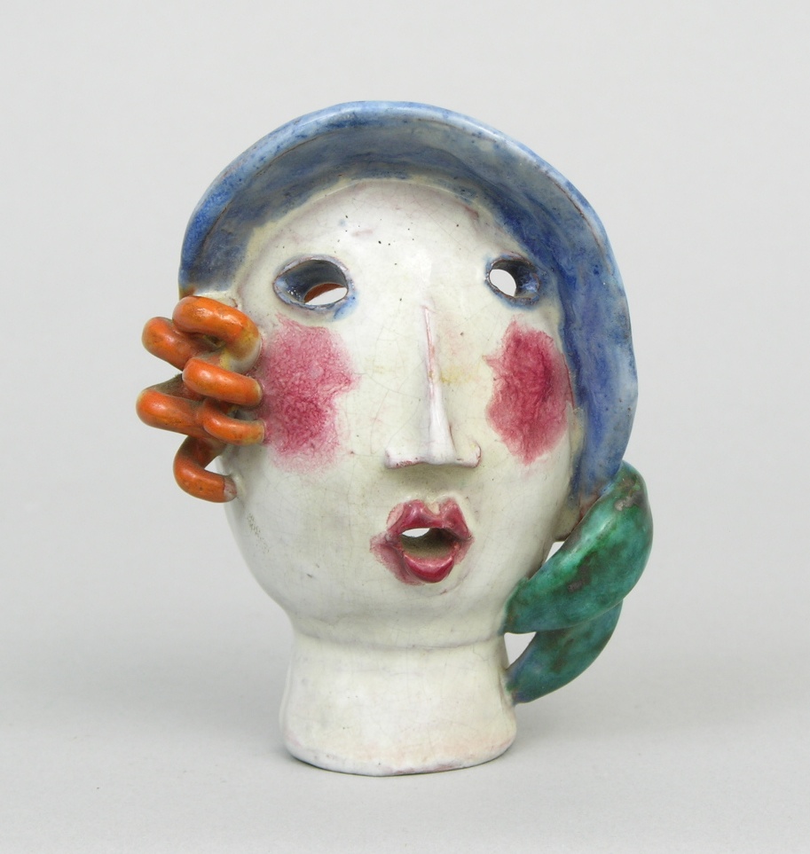 An Austrian Pottery Wall Mask, 09.20.07, Sold: $333.5