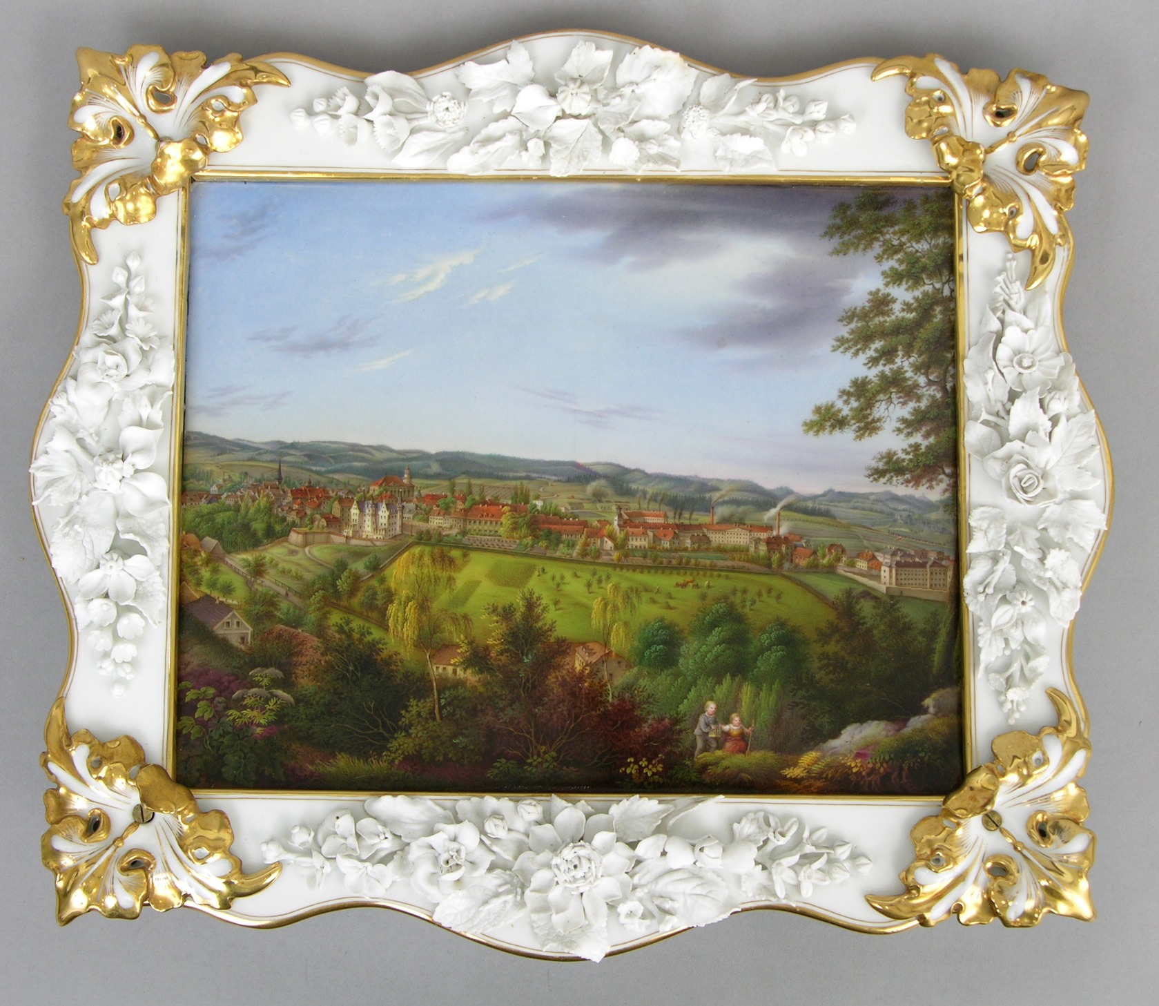 An Exceptional KPM Porcelain Landscape Plaque, 05.17.08, Sold: $8050