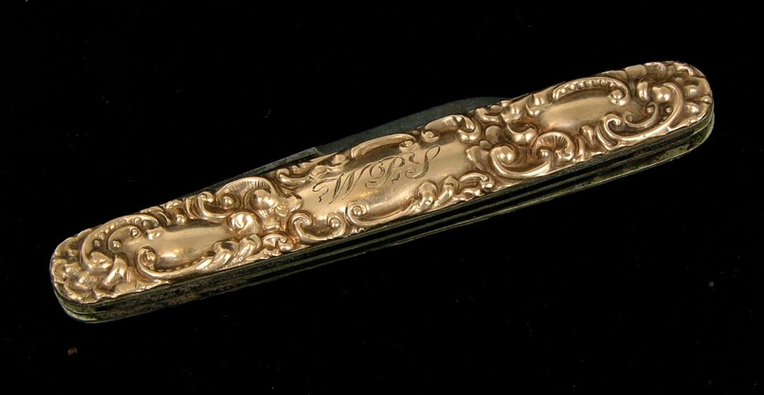 A Solid Gold Pocket Knife , 05.16.08, Sold: $178.25