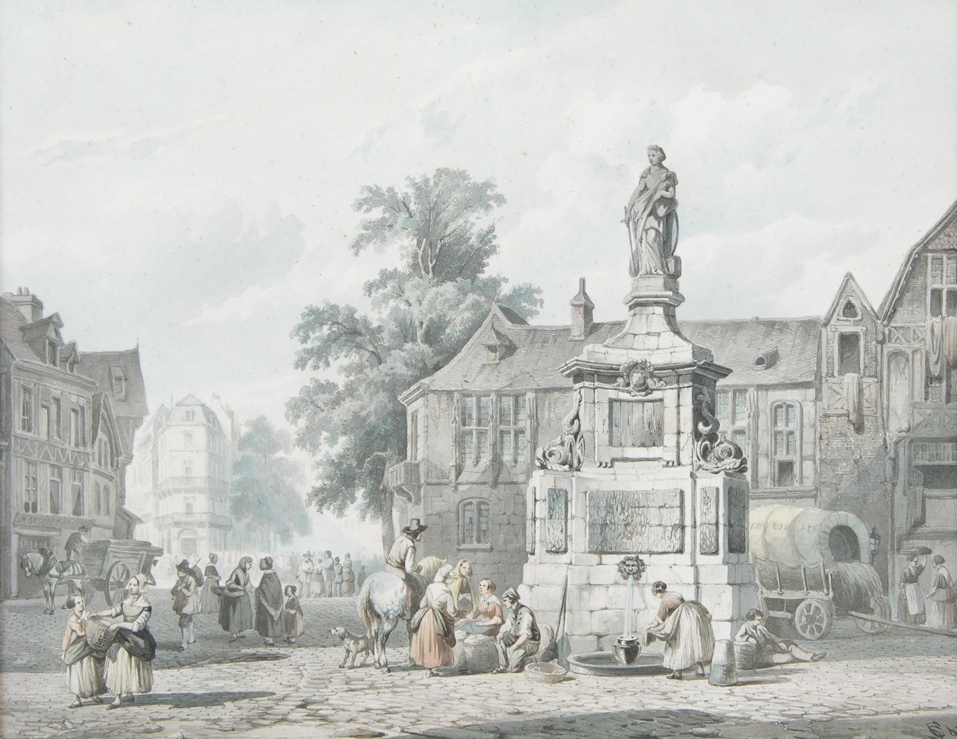 Cornelis Springer (Dutch, 1817-1891), 05.15.08, Sold: $2300