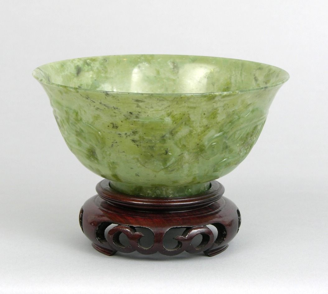 A Carved Jade Bowl, Chinese , 11.22.08, Sold: $207