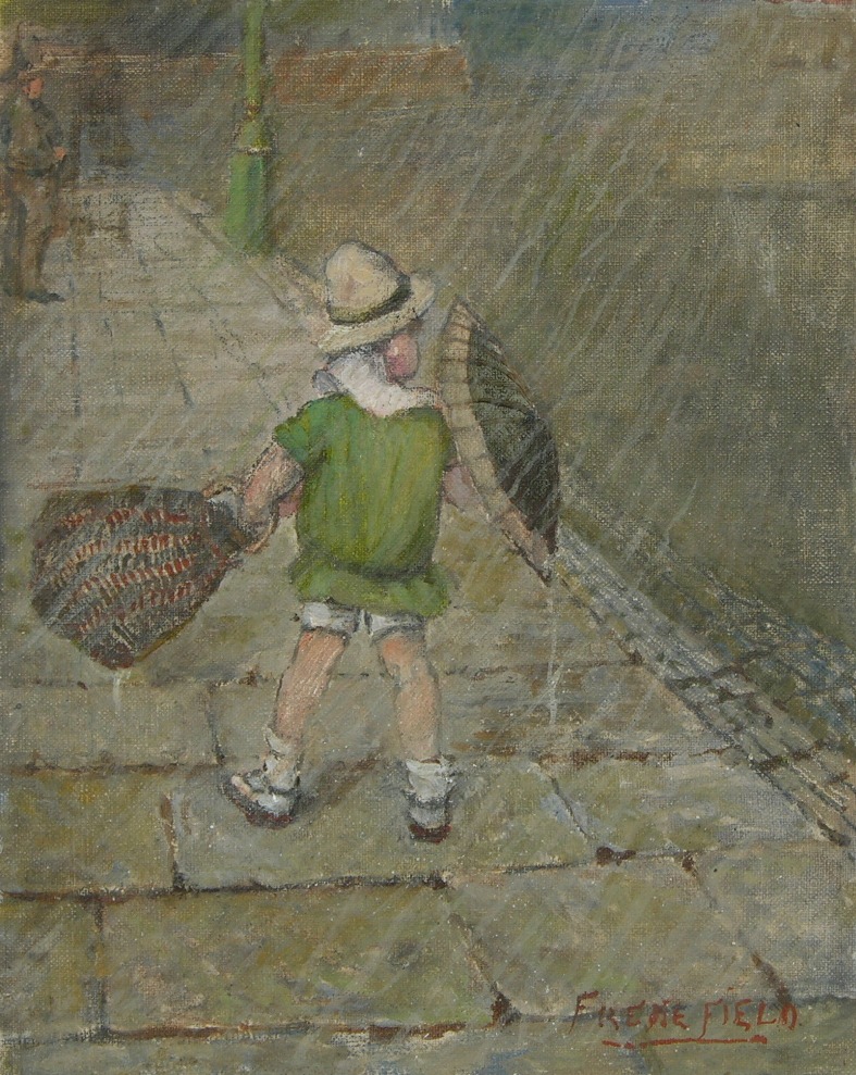 A Painting Signed "Freke Field" (British, 19/20th Century), 09.11.08 ...