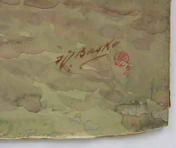 Yamada Baske (Japanese, 1871 -1934), 03.05.09, Sold: $586.5