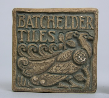 Two Arts and Crafts Tiles by Ernest Allan Batchelder (1857-1957) , 03. ...