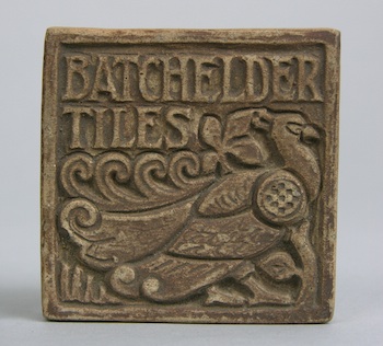 Two Arts and Crafts Tiles by Ernest Allan Batchelder (1857-1957) , 03. ...
