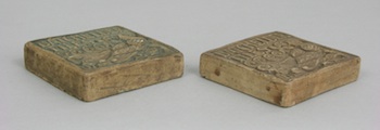 Two Arts and Crafts Tiles by Ernest Allan Batchelder (1857-1957) , 03. ...