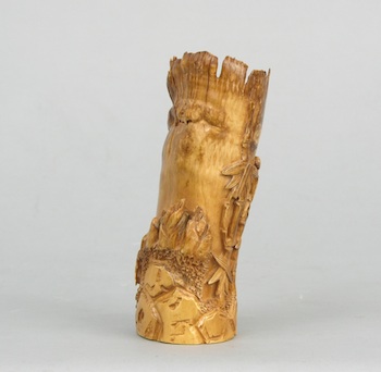 A Carved Ivory Brush Holder (Bitong), 03.07.09, Sold: $345