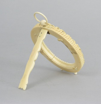 A Finely Carved Ivory Frame, Continental, ca. Early 20th Century , 05. ...