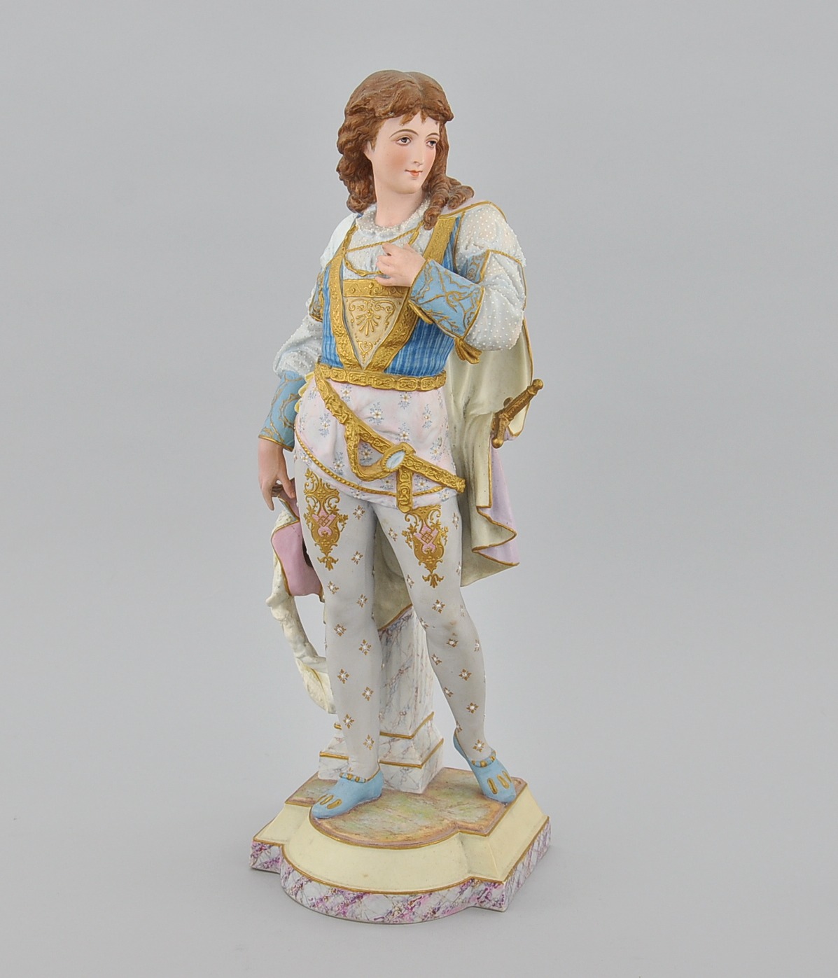 Large Bisque Porcelain Figural Sculpture after Paul Duboy, 11.21.09 ...