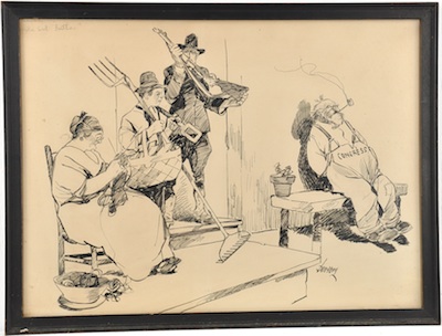 James Harrison Donahey (American, 1875-1949), 09.24.09, Sold: $184