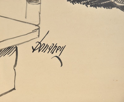 James Harrison Donahey (American, 1875-1949), 09.24.09, Sold: $184