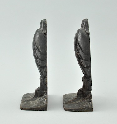 A Set of Cast Iron Crow Bookends or Doorstops, 09.24.09, Sold: $235.75