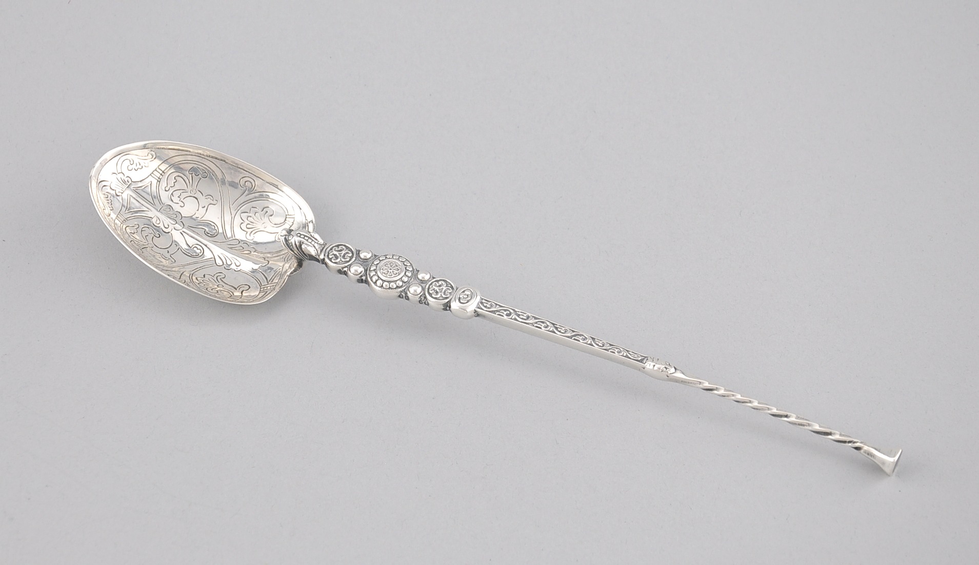A Fancy Sterling Silver Serving Spoon, 09.26.09, Sold: $80.5