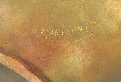 Bronze Vase by Albert Marionnet (French, 19th/20th Century), 03.06.10 ...