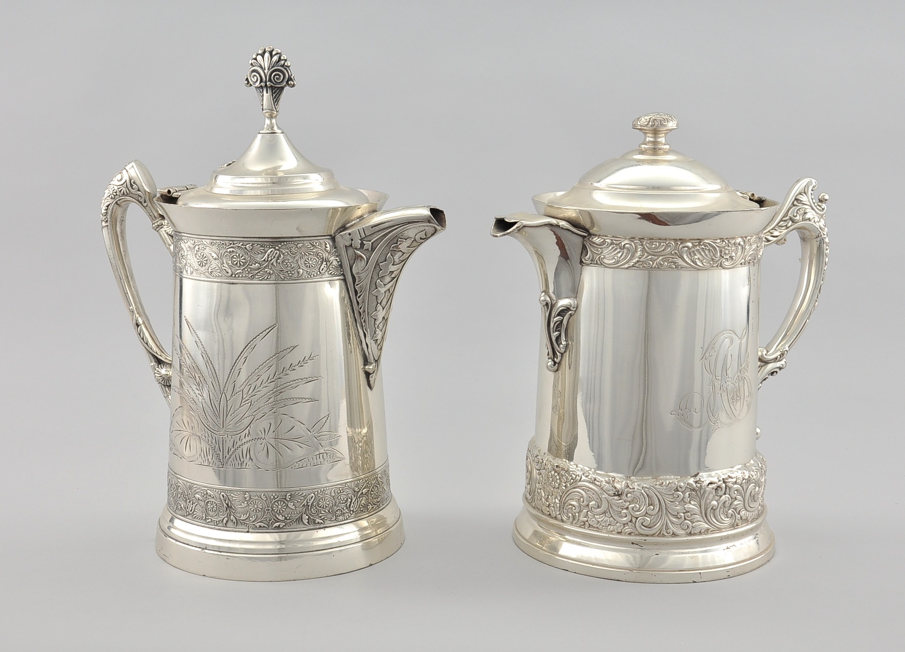 Two Victorian Silver Plated Ice Water Servers, 03.05.10, Sold: $166.75