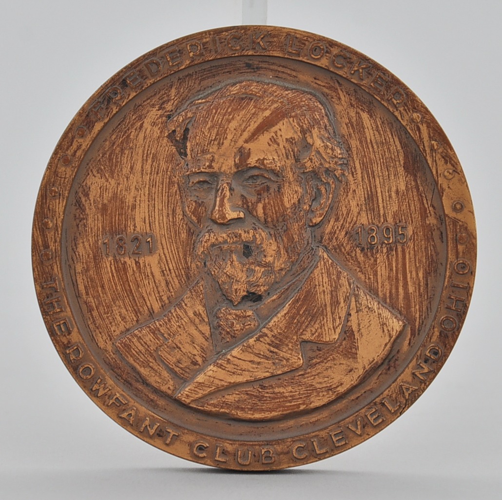 Frederick Locker Medal, 1959, for the Rowfant Club, designed by George ...