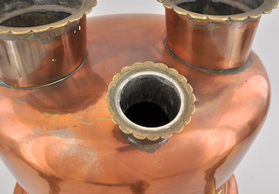 A Triple Spigot "Russian Tea Room" Samovar, 05.22.10, Sold: $69