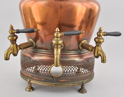 A Triple Spigot "Russian Tea Room" Samovar, 05.22.10, Sold: $69