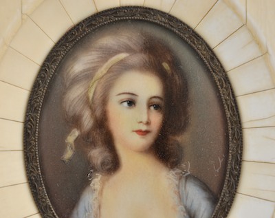 A Miniature Portrait of Countess Potocka, ca. 19th Century, 05.22.10 ...