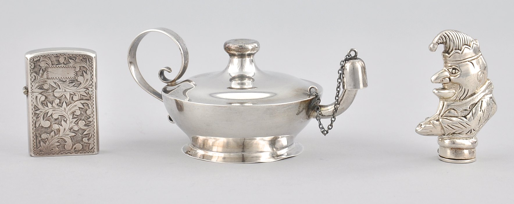 A Collection of Three Unusual Silver Items, 05.20.10, Sold: $195.5