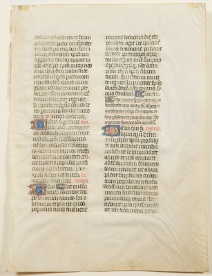 A 14th Century French Psalter Page From The Book of Hours, 11.18.10