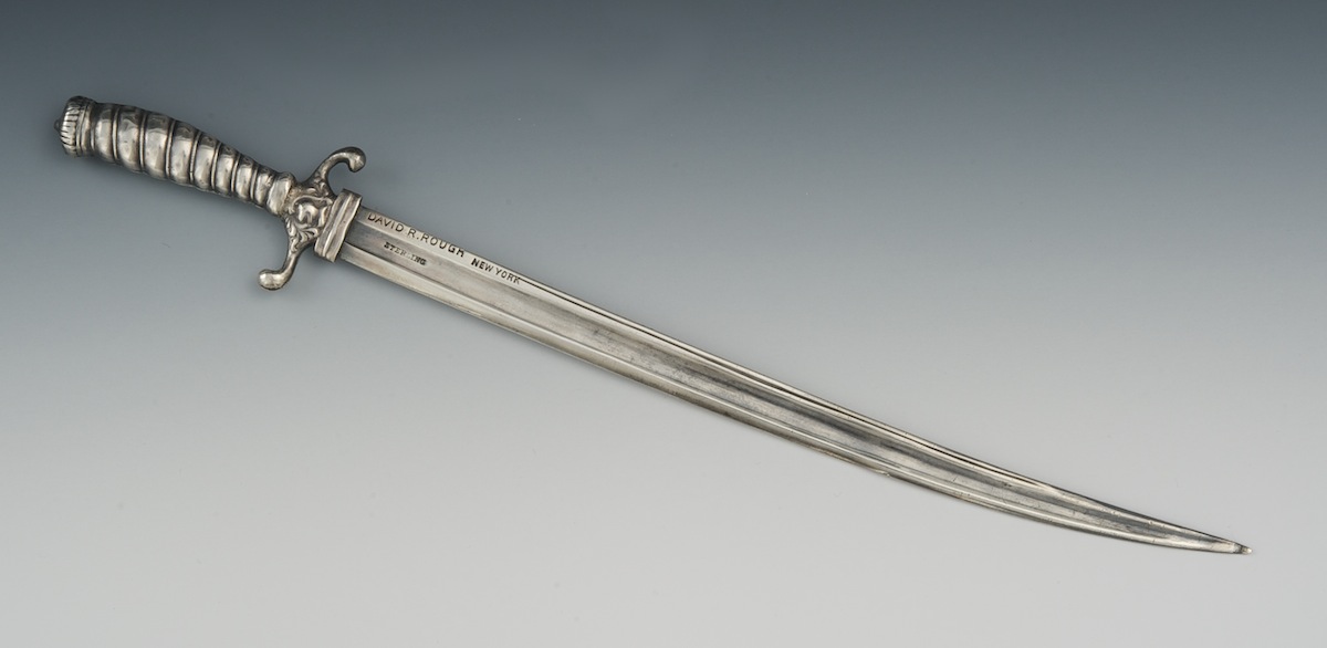 A Sterling Silver Miniature Replica of George Washington's Sword, 11.20 ...