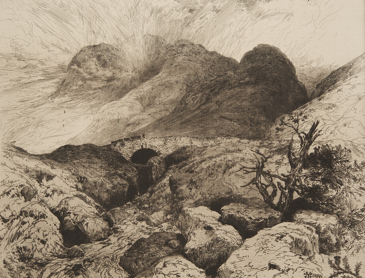 Thomas Moran (American, 1837-1926), 11.18.10, Sold: $161