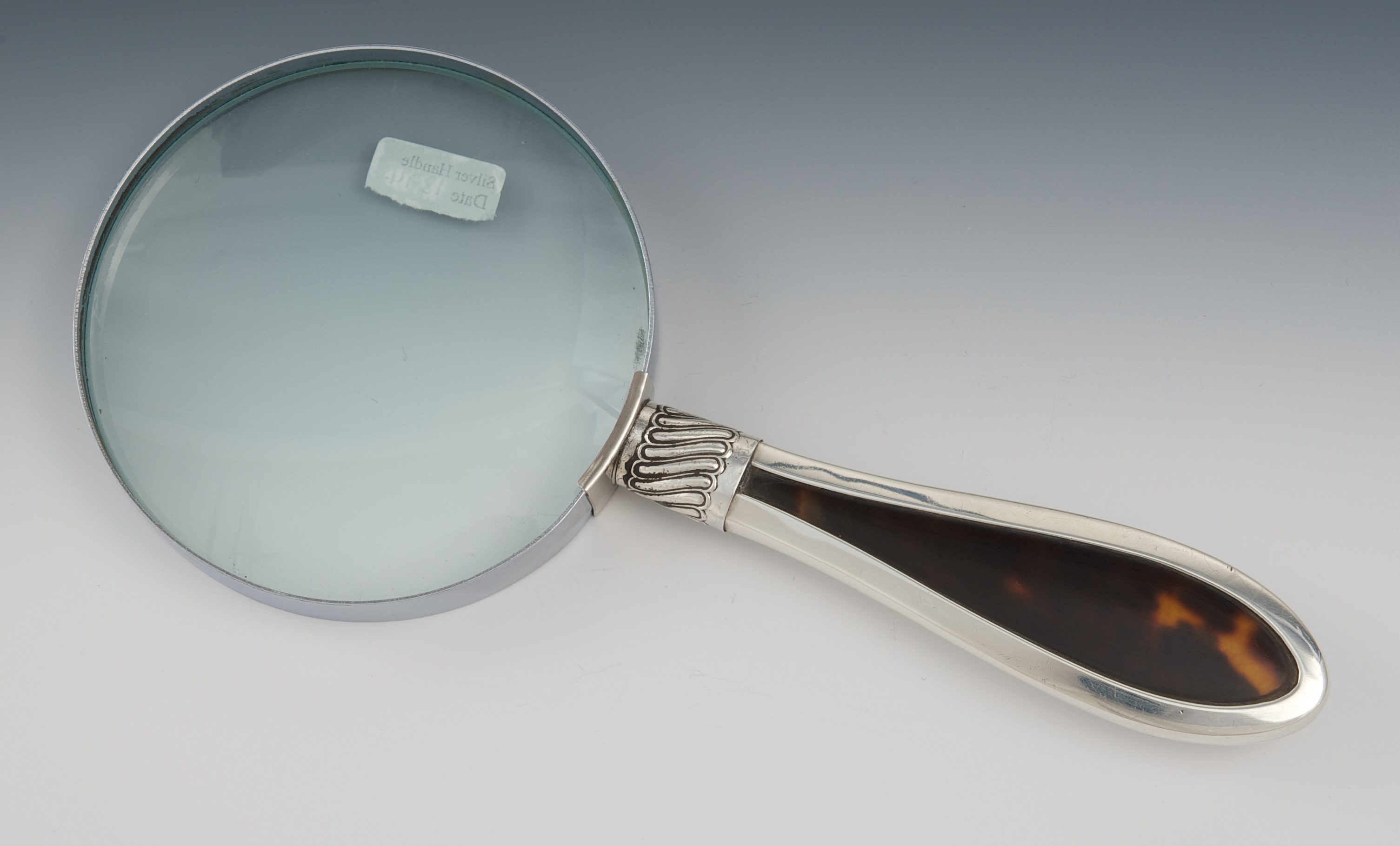 A Silver Handled Magnifying Glass with Tortoise Shell Inset, 09.24.10 ...