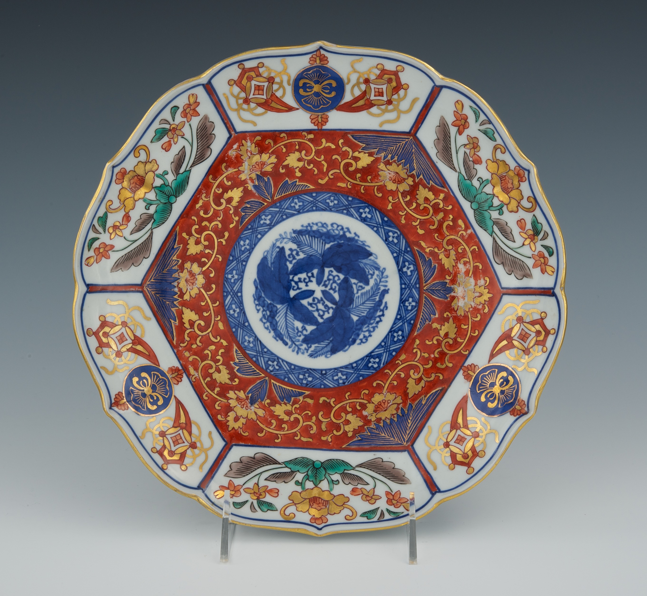 A Japanese Imari Plate, ca. Late Meiji , 09.25.10, Sold: $103.5