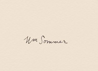 Portrait Bearing the Signature of William Sommer (American, 1867-1949 ...