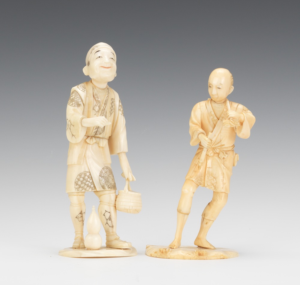 A Pair of Male Figures at Work, 12.15.11, Sold: $138