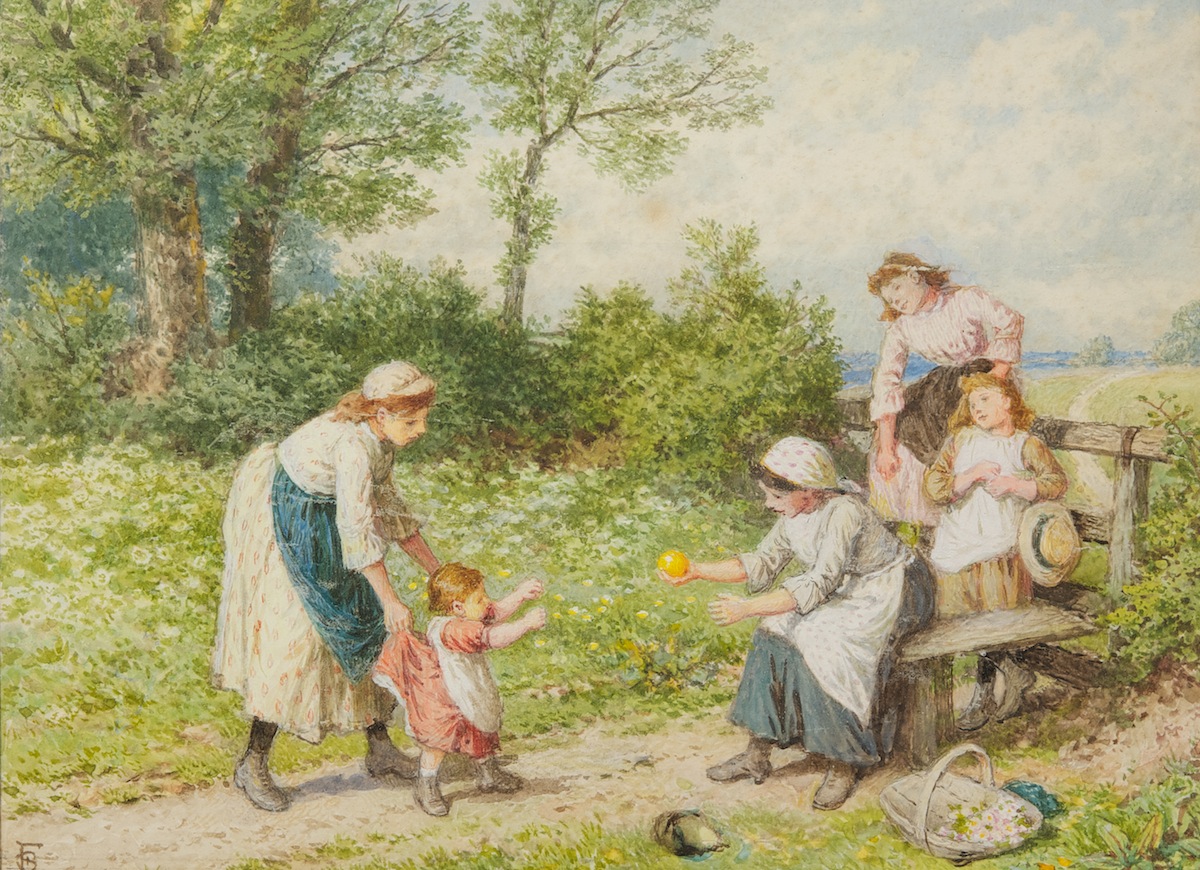 Myles Birket Foster (British, 1825-1899), 01.27.11, Sold: $5290