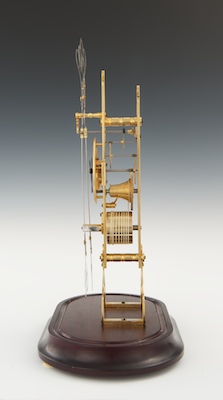 A Large Skeleton Clock, John Wilding, England, 04.01.11, Sold: $1046.5