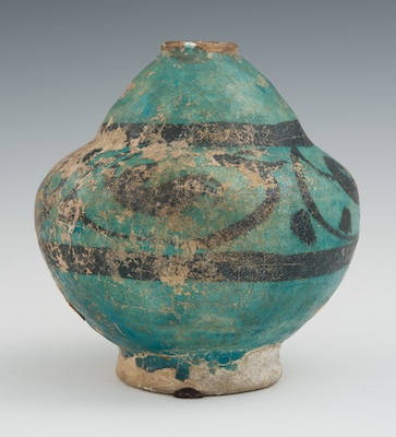 A Small Raqqa Wear Vase, ca. 12th Century , 05.26.11, Sold: $195.5